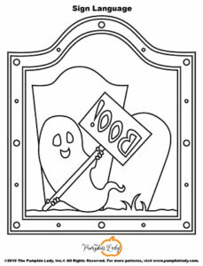 Sign Language | 1,000 Free Pumpkin Carving Patterns - No Ads, Just Fun!